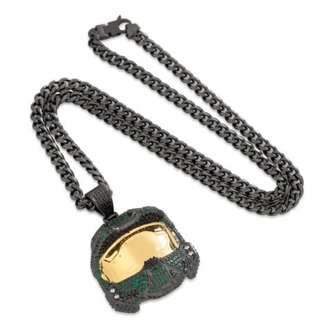 Mark VI Helmet Necklace | Halo Jewelry | King Ice