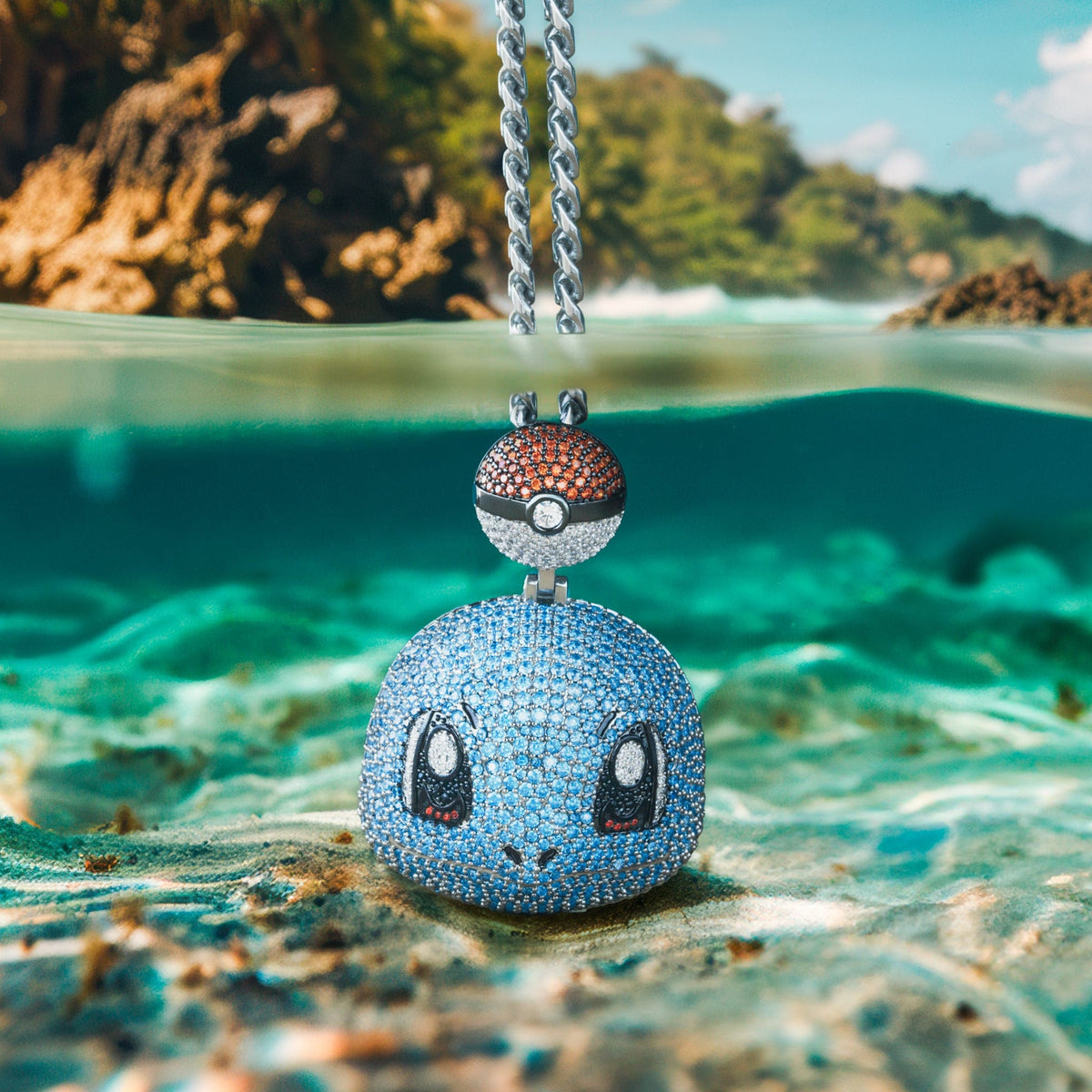 Squirtle Necklace | Pokémon Jewelry | King Ice