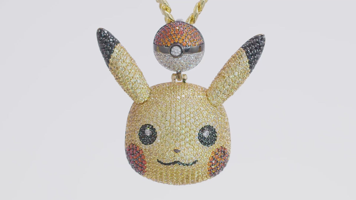 Pikachu Necklace | Pokémon Jewelry | King Ice