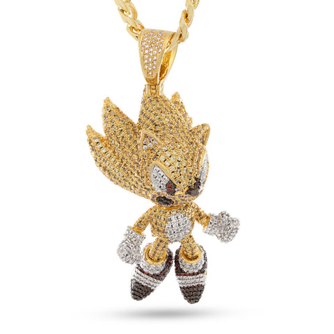 Fast Super Sonic Necklace | Sonic the Hedgehog Jewelry – King Ice