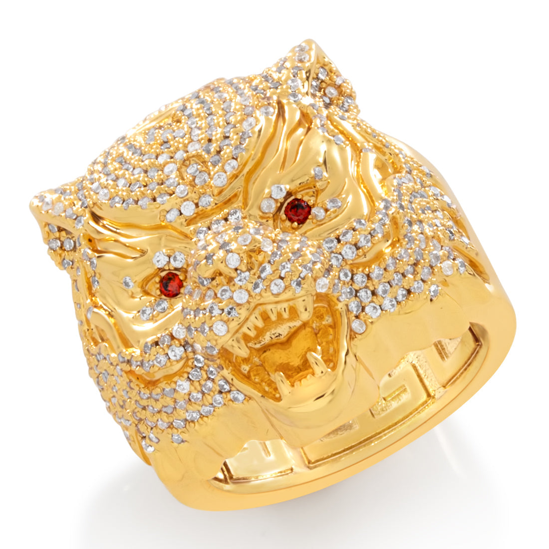 28mm Tiger Style Ring | Wu-Tang Jewelry | King Ice