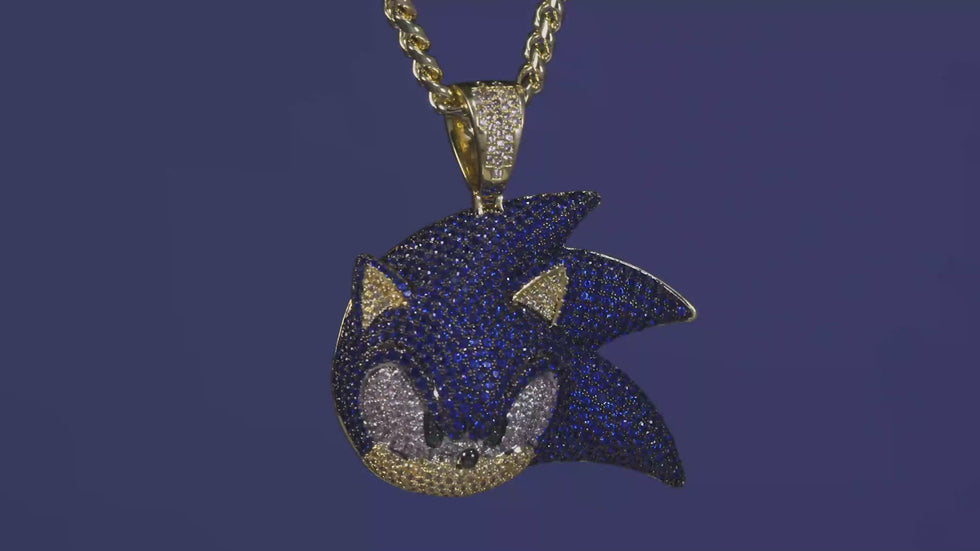 Sonic Necklace | Sonic the Hedgehog Jewelry | King Ice