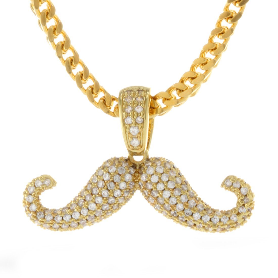 Barber Shop Mustache Necklace | Barber Shop Collection | King Ice