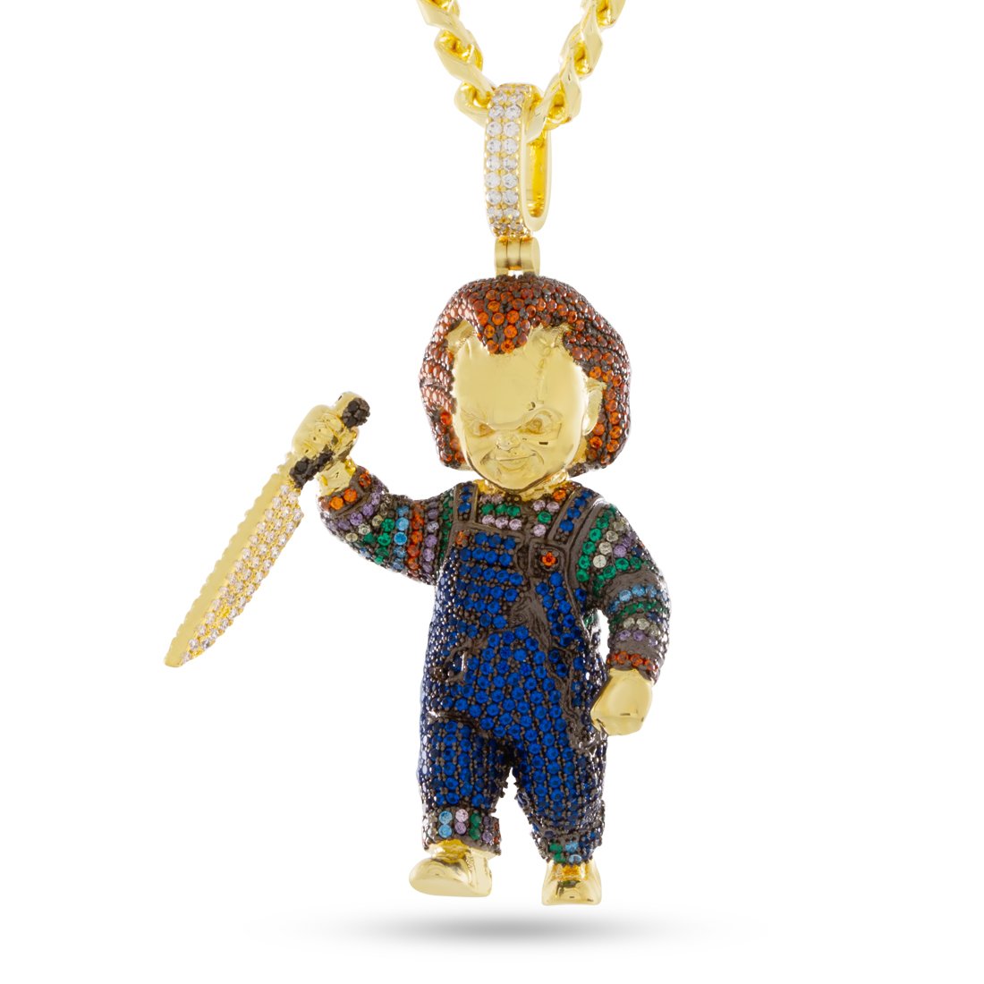 Evil Chucky Doll Necklace | Chucky Jewelry | King Ice