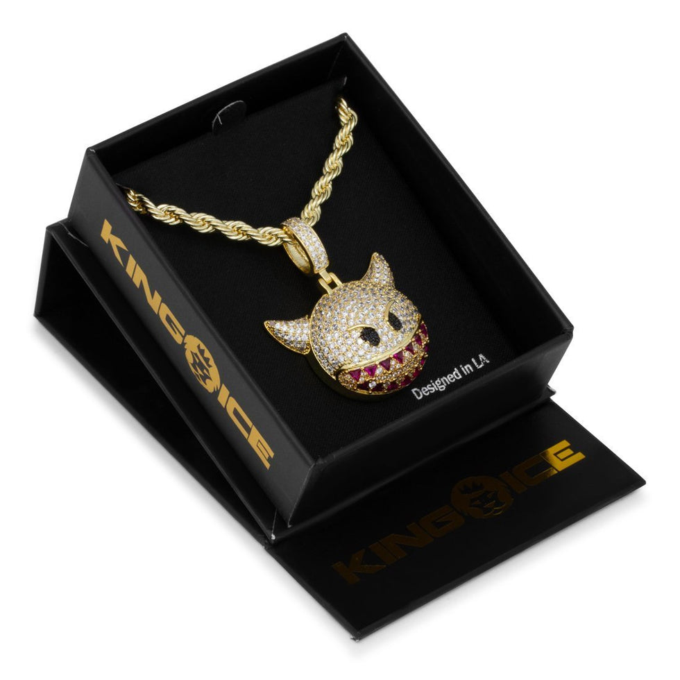 Devil Emoji Necklace | Emoji Collection | King Ice